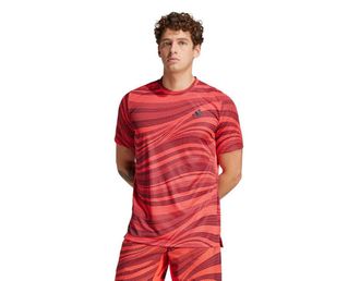 adidas Performance T-Shirt Club Tennis Climacool Graphic rot Herren