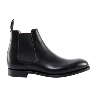 Churchs Homme, Chaussures, Noir, Taille: 44 EU Bottines Chelsea Bout Rond