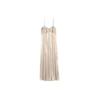 Zadig&Voltaire Robe en satin Rippie - Femme - Robes - Jaune - Taille: 38 FR