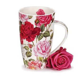 Dunoon henley tasse en forme de motif rOSES