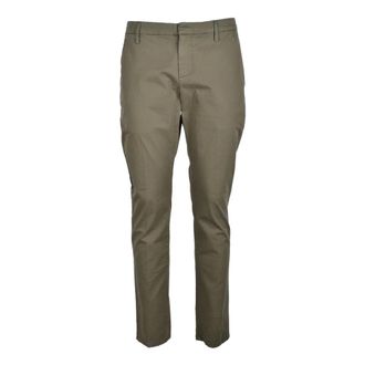 Dondup Homme, Pantalons, Vert, Taille: W28 Pantalon Casual en Coton