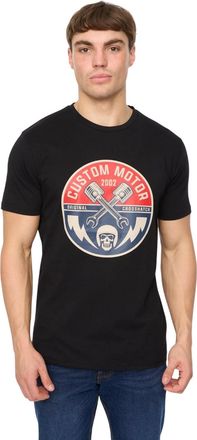 Crosshatch Moules T-Shirt f&uuml;r Herren (Schwarz)