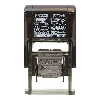 Midori DESIGNPHIL 35380006 Midori Stempel Katze Muster