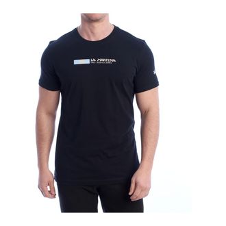 La Martina Homme, Tops, Noir, Taille: 2XL T-shirt à manches courtes pour homme
