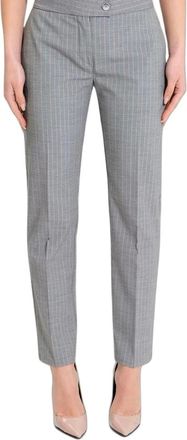 Rinascimento Femme, Pantalons, Gris, Taille: 44 FR Pantalon Cigarette en Polyester Multicolore