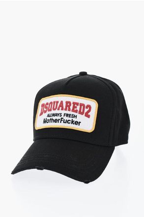 Dsquared2 Solid Color Cap with Logoed Patch size Unica