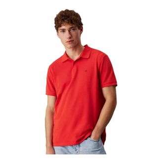 Calvin Klein Polo Shirt - - Tops - Herren - Rot - S