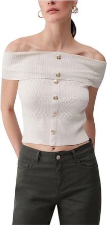 Liu Jo Femme, Pulls, Beige, Taille: 38 FR Ca6217 Ms55N P9574 Blouse