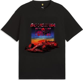Puma Scuderia Ferrari Tribes Relaxed T-Shirt Herren, Accessoires, Schwarz, XXL
