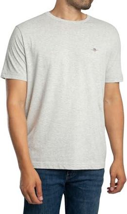 GANT REG Shield SS T-Shirt, Gris, L
