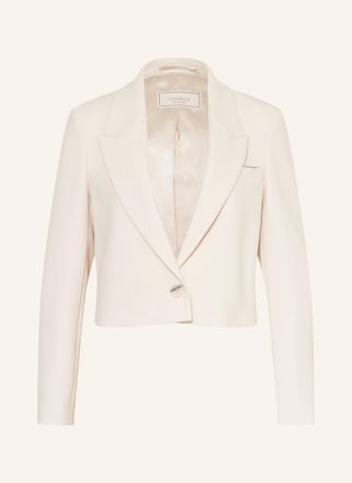 PESERICO Peserico Cropped-Blazer Mit Schmucksteinen beige