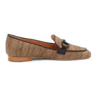 Roberto Festa Milano Raffia Loafer Biki Nero Model - - Shoes - Damen - Beige - 36 EU