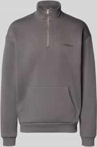 Review Sweatshirt mit Label-Print