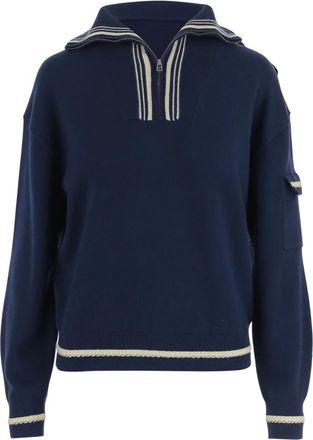 Guest In Residence Femme, Pulls, Bleu, Taille: 40 FR Jib Polo