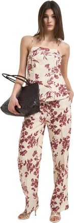 Semicouture Femme, Tops, Multicolore, Taille: 38 FR Top &agrave; imprim&eacute; floral