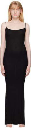 SKIMS Fond de robe long noir - Soft Lounge