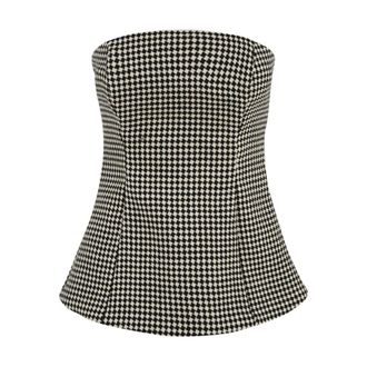 Douuod Top im Korsett-Stil - - Tops - Damen - Schwarzk - L