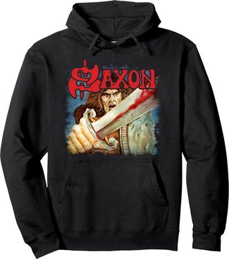 Saxon Offiziell Saxon Cover Heavy Metal Band Retro Musik Pullover Hoodie