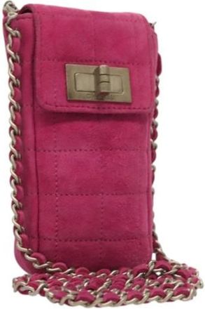 Chanel Pre-owned Daim sacs-chanel - Femme - Pre-owned - Rose - Taille: ONE Size