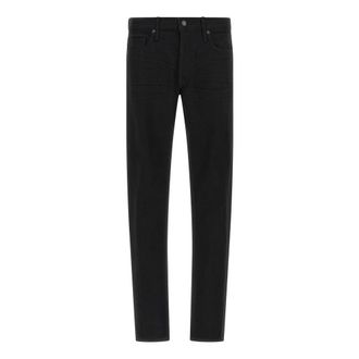 Tom Ford Homme, Jeans, Noir, Taille: W36 Jean Droit Selvedge Teint en Pi&egrave;ce