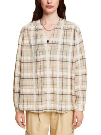 Esprit Damen 023ee1f307 Bluse, 288/Sand 4, XXS