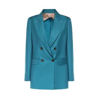 Max Mara MXMstaffa Jacket - - Jackets - Damen - Blau - M