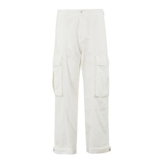 Frame Denim Cargo Wide Leg Hose - - Trousers - Damen - Wei&szlig; - W31