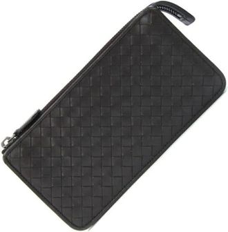 Bottega Veneta unisex, Pre-owned, Brun, Taille: ONE Size Pochette en cuir Pre-owned