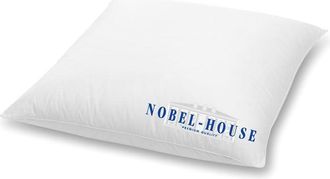 HANSKRUCHEN Nobel House Luxus Kopfkissen, 70% Federchen / 30% Daunen, 80 x 80 cm
