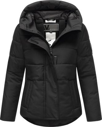Marikoo Damen Steppjacke mit Teddy-Innenfutter & Kapuze - Elira