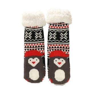 Generic Chaussettes de Noël moelleuses avec picots - Chaussettes de Noël confortables pour lintérieur et lextérieur pour femme (taille unique) - Chaussettes c