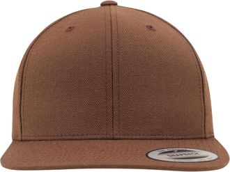 Flexfit Classic Snapback Cap, Mütze für Kinder, One Size, Farbe tan