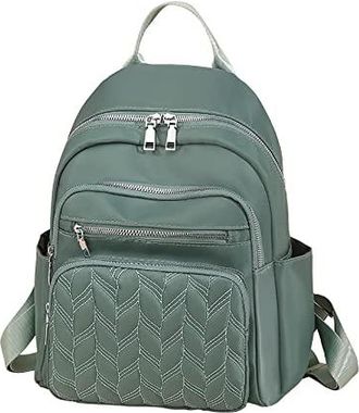 Generic Sacs &agrave; dos en tissu pour filles, sac &agrave; dos de voyage, sac &agrave; dos de loisirs, sac &agrave; dos de voyage extra large pour femmes, Vert, taille unique