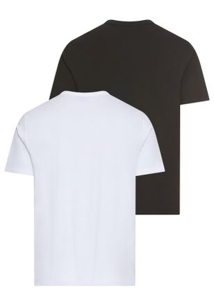 HUGO BOSS T-Shirt HUGO BLUE Naolo, Herren, Gr. XXL, bunt (open miscellaneous960), Single Jersey, Obermaterial: 96% Baumwolle, 4% Elasthan, regular fit h&uuml;ftlang,