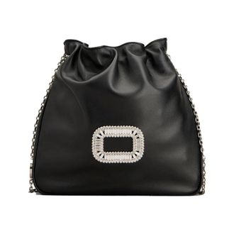 Roger Vivier Mini Pocket Pilgrim Stil Tasche - - Bags - Damen - Schwarzk - ONE SIZE