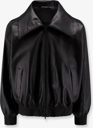 Balenciaga Leather jacket with Logo detail - BALENCIAGA - gender_Man
