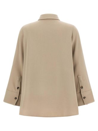 Alberto Biani 3/4 Sleeve Shirt - Beige