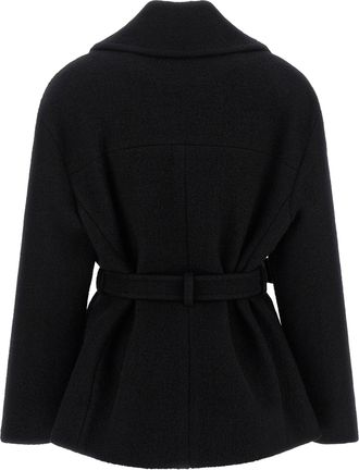 Balmain Anthem Coat - Black