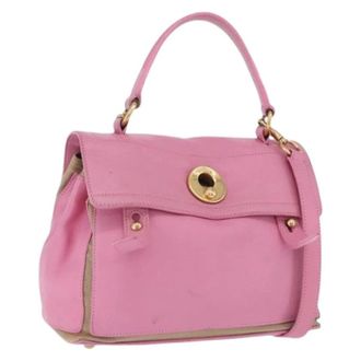 Saint Laurent Sac &agrave; main vintage Pre-owned - Femme - Pre-owned - Rose - Taille: ONE Size