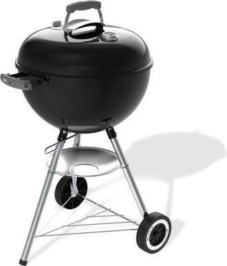 Weber Barbecue a charbon - Weber - Original Kettle - &Oslash;47 cm - Thermometre int&eacute;gr&eacute; - Acier &eacute;maill&eacute; - Clapet da&eacute;ration - 6 couverts - Noir