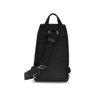 Prada Triangle Backpack - Black
