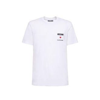 Moschino Moschino couture couture in love nous faisons confiance &agrave; t-shirt