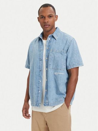 Karl Lagerfeld Jeanshemd B2M16013 Hellblau Regular Fit