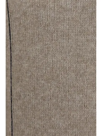 Giorgio Armani Alpaca-Wool Blend Hoodie - Beige