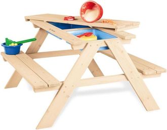 Pinolino Kindersitzgruppe Matsch-Nicki f&uuml;r 4 Kinder, natur