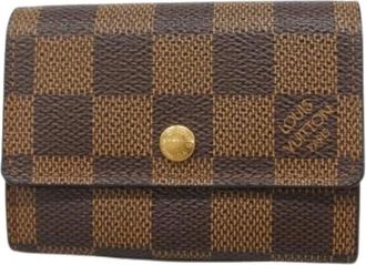 Louis Vuitton unisex, Pre-owned, Brun, Taille: ONE Size Portefeuille en tissu Pre-owned