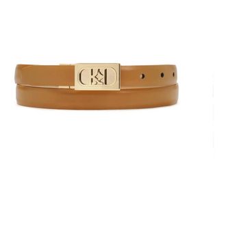 Kazar Beige und brauner doppelseitiger G&uuml;rtel mit voller Schnalle - - Accessories - Damen - Braun - 90 CM