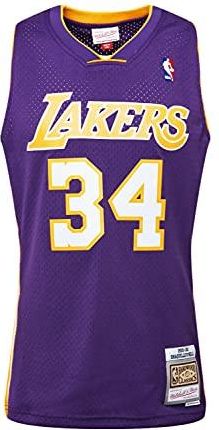 Mitchell & Ness Los Angeles Lakers Blouse pour Homme, Lilas, XXL