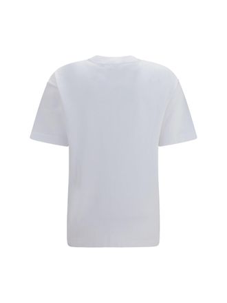 Off-white Womens Big Logo Bookish T-Shirt White-Black Cotton T-Shirts And Polos