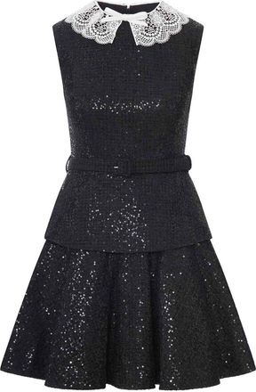 Self Portrait Kurzes Kleid - Schwarz